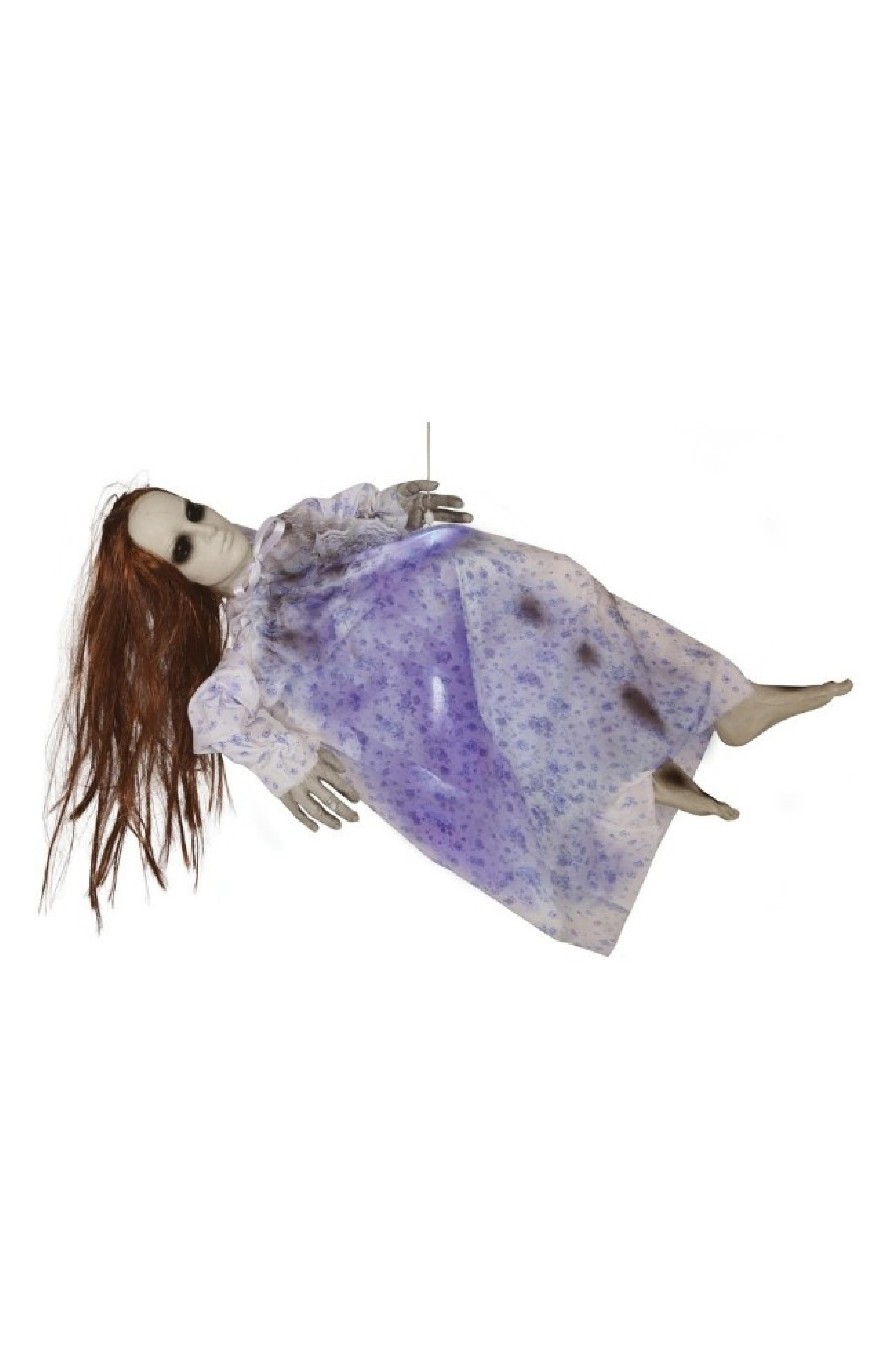 Animated possessed horror doll purple Light, Sound And Movement (60 CM
