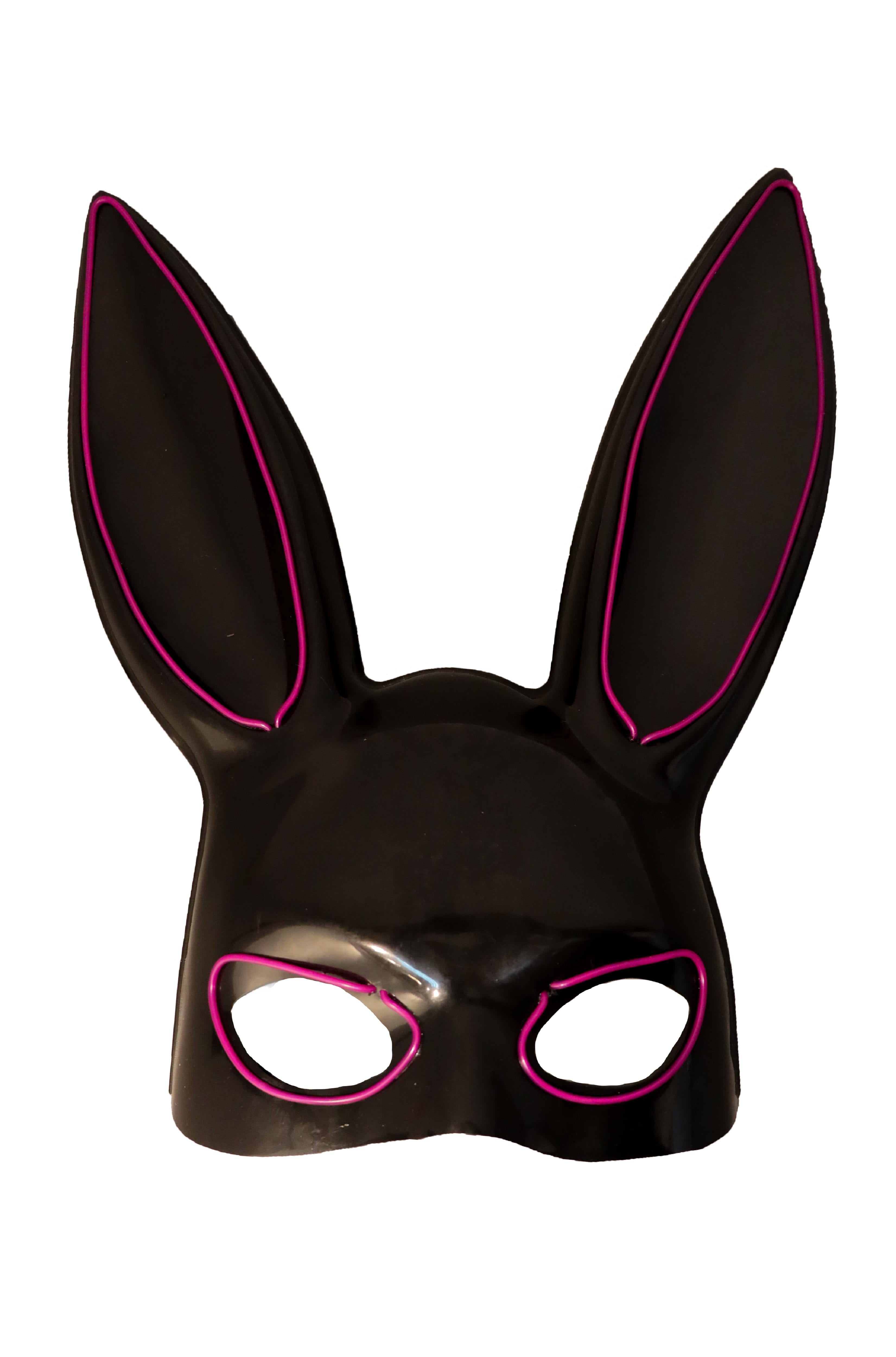 LED Bunny Mask Inside LED | PartyExperts