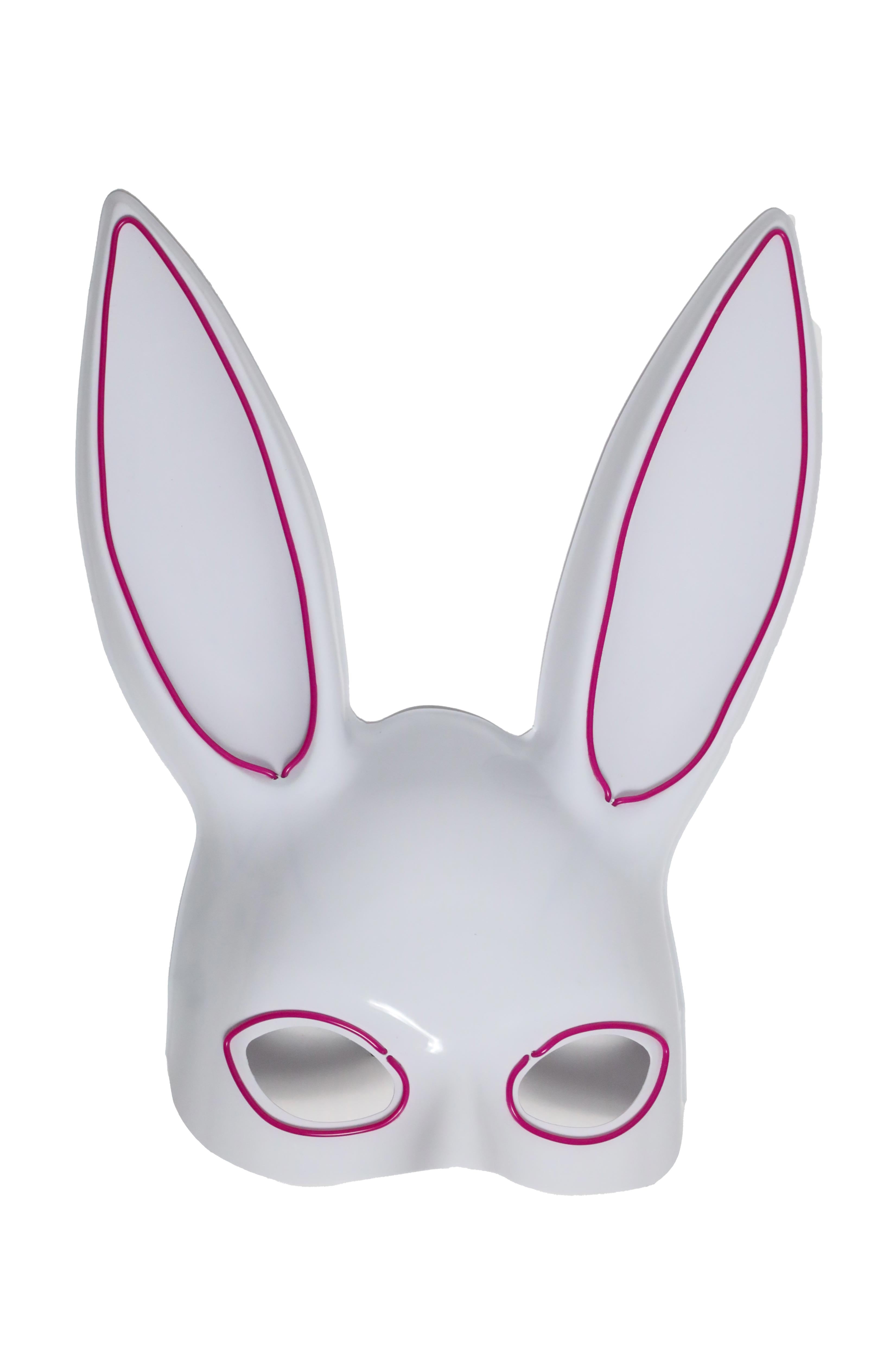 LED Bunny Mask Inside LED | PartyExperts