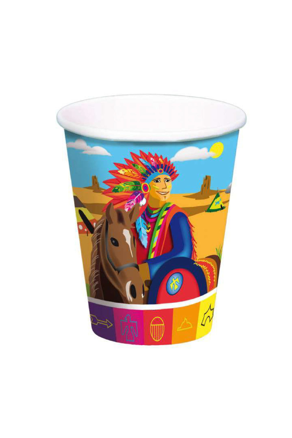 Native American Party Disposable Cups | PartyExperts